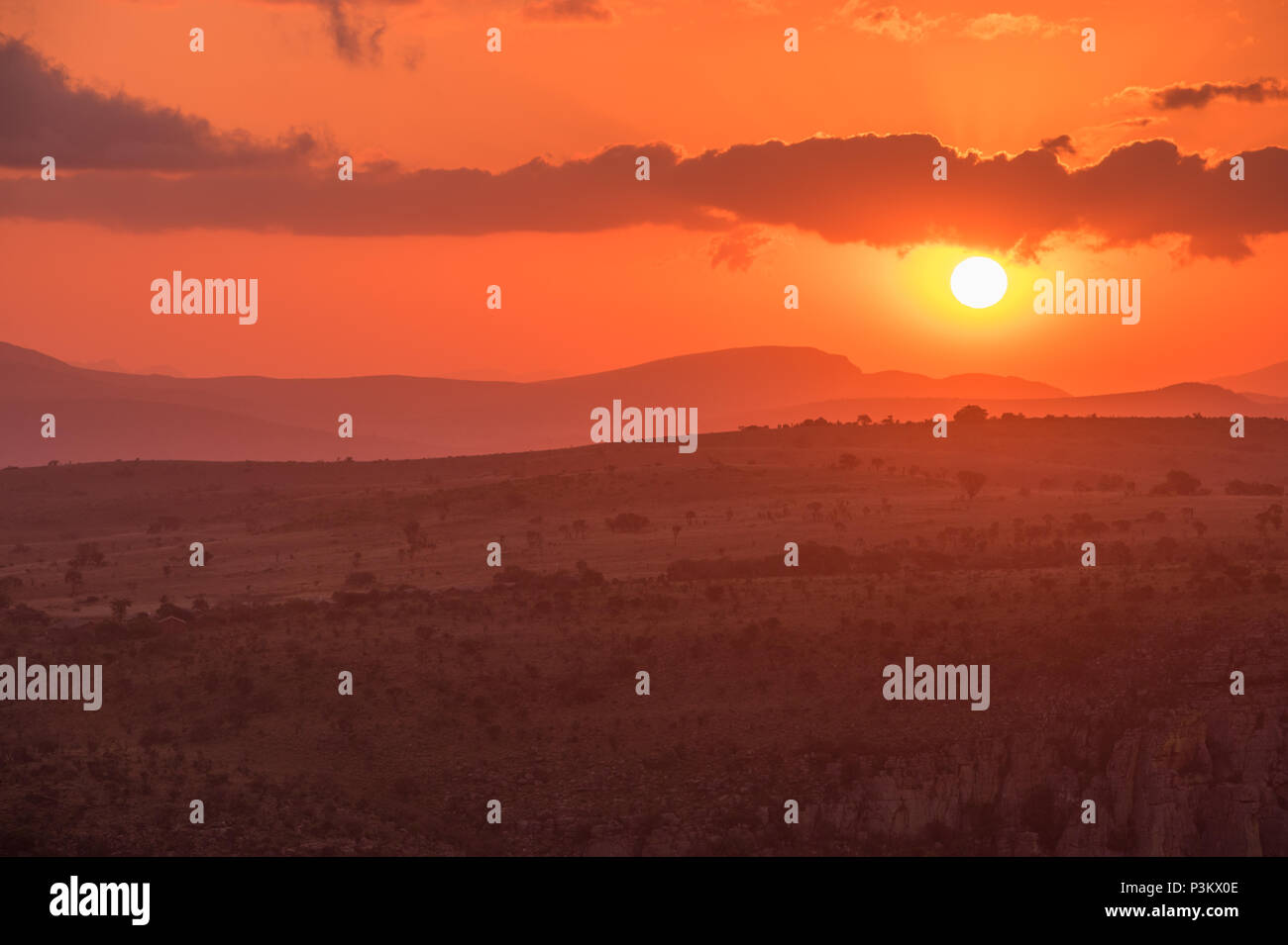 Africa pink sunset hi-res stock photography and images - Alamy