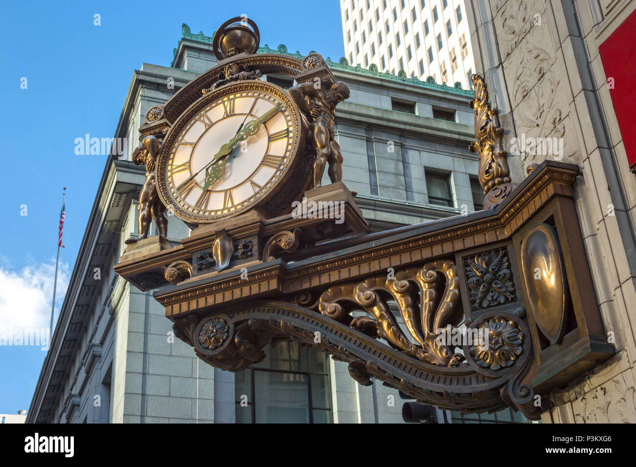 PUBLIC CLOCK KAUFMANN DEPARTMENT STORE BUILDING SMITHFIELD STREET ...
