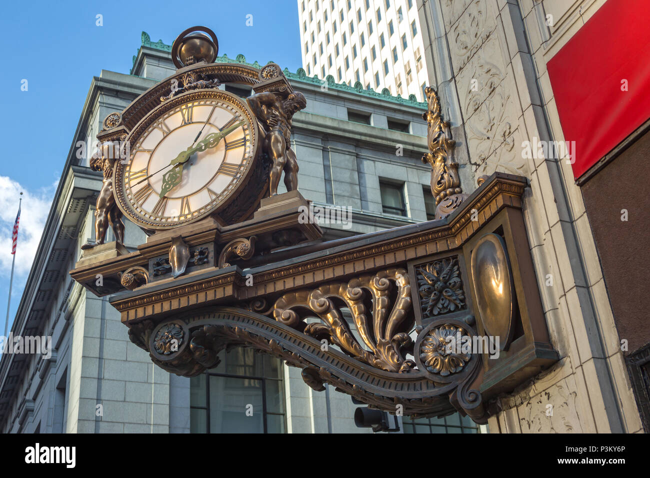 PUBLIC CLOCK KAUFMANN DEPARTMENT STORE BUILDING SMITHFIELD STREET ...
