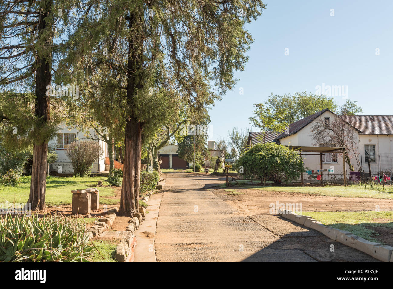 TWEESPRUIT, SOUTH AFRICA - MARCH 12, 2018: The Catholic mission station ...