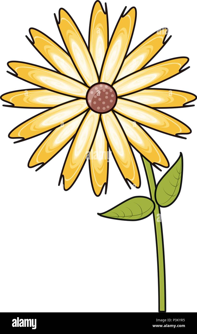 flower plant icon over white background, vector illustration Stock ...