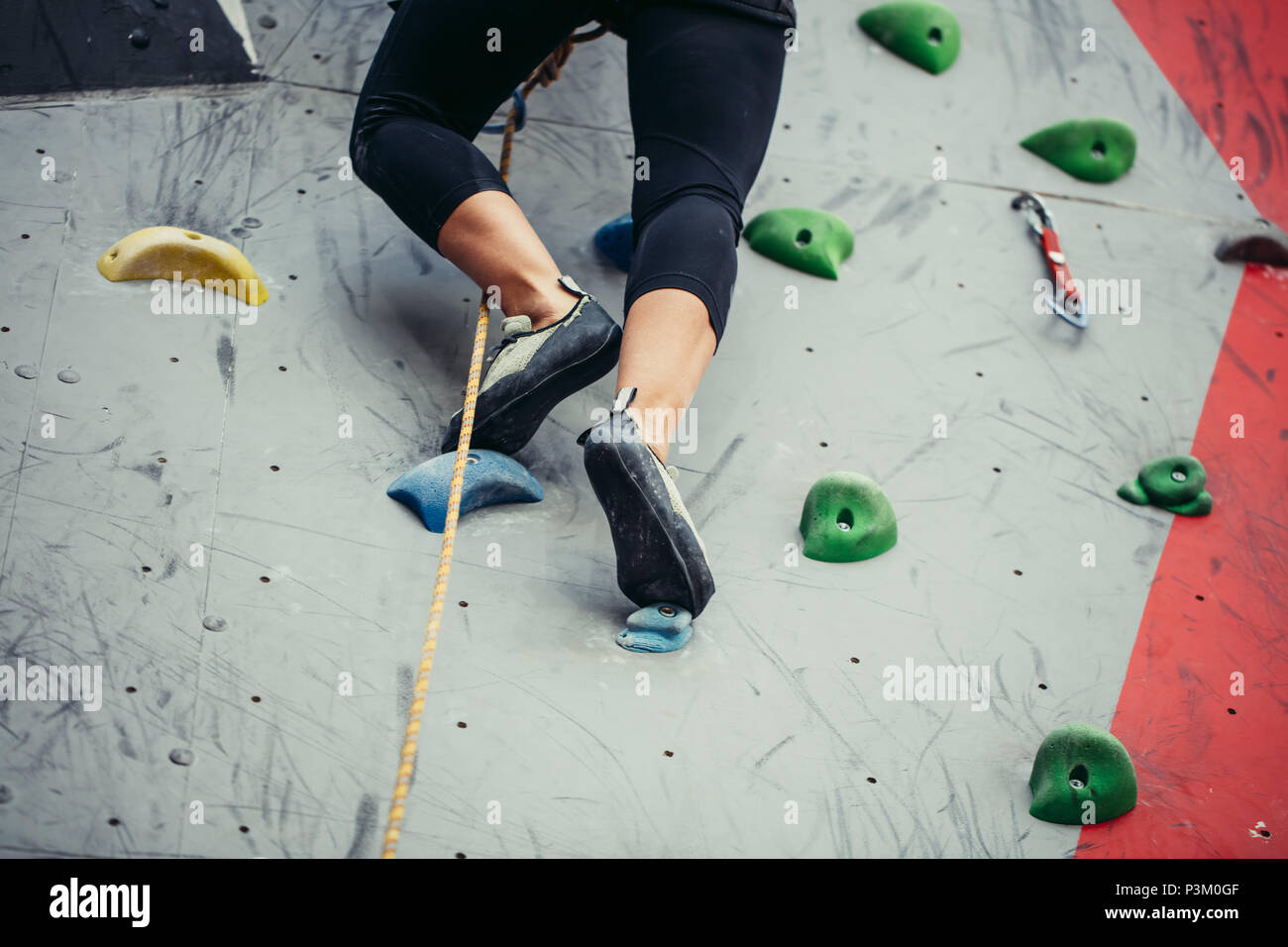 Rock climber legs hi-res stock photography and images - Alamy