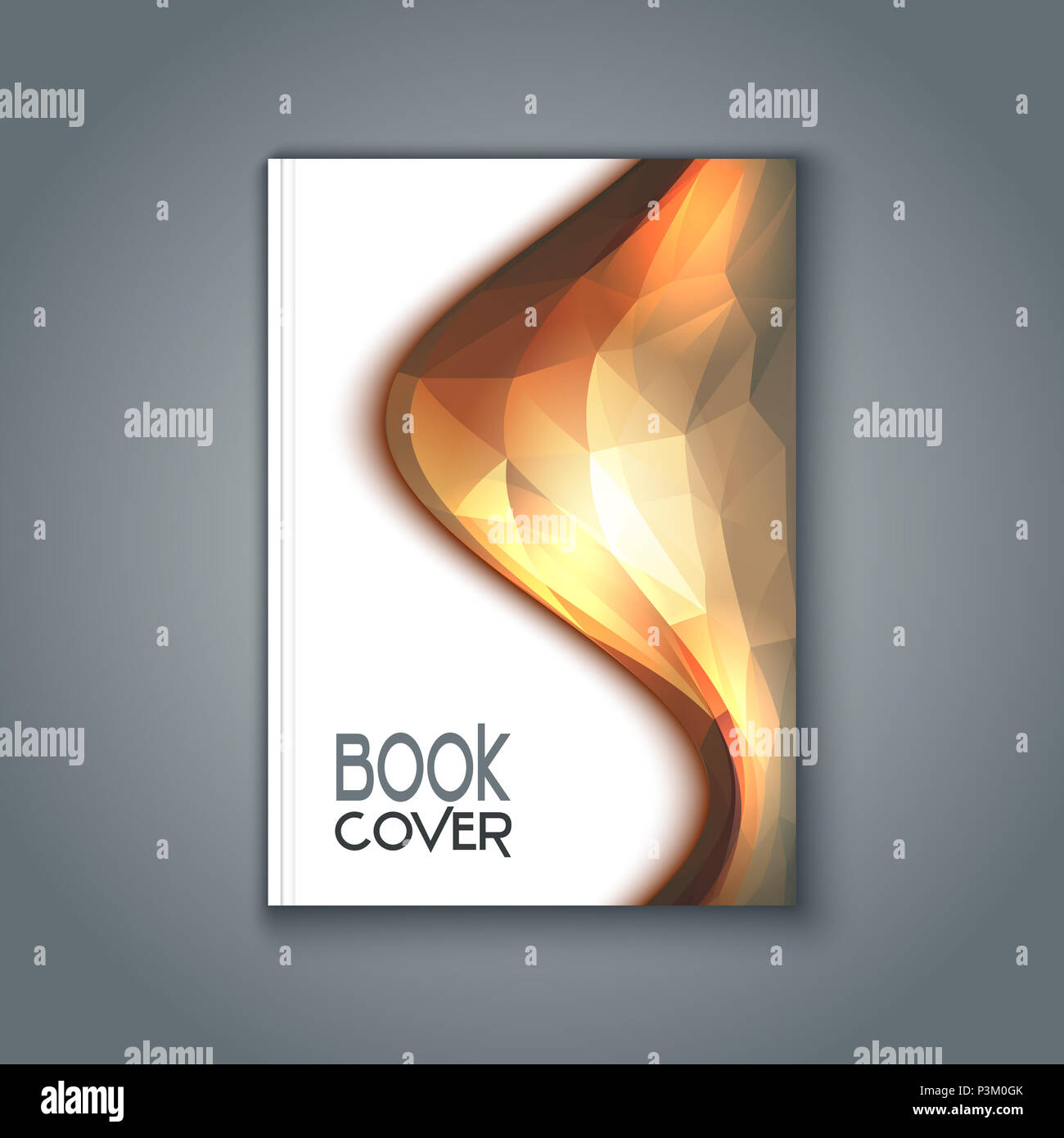 Book cover with an abstract design Stock Photo - Alamy