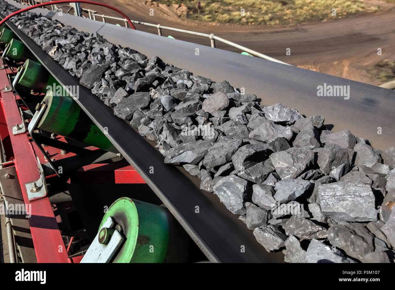 Manganese Ming and Processing Stock Photo - Alamy
