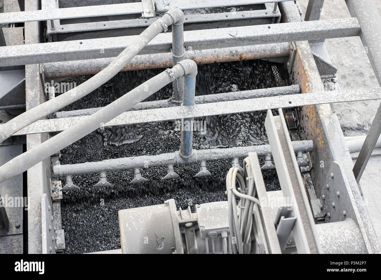 Coal Mining and processing of raw ore Stock Photo - Alamy