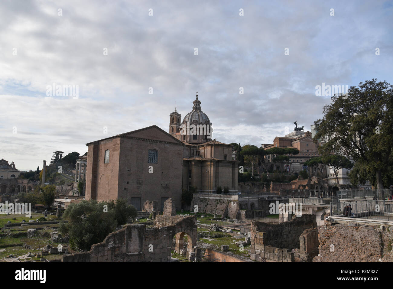 Curia Julia in the Forum, Rome, Italy Stock Photo - Alamy