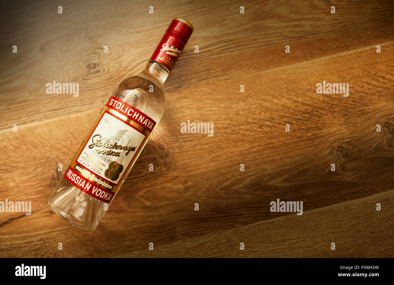 Bottle russian vodka isolated on hi-res stock photography and images ...