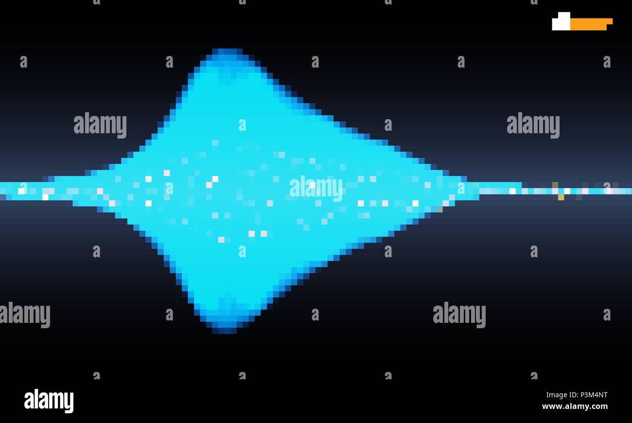 vector pulsation signal Stock Vector Image & Art - Alamy