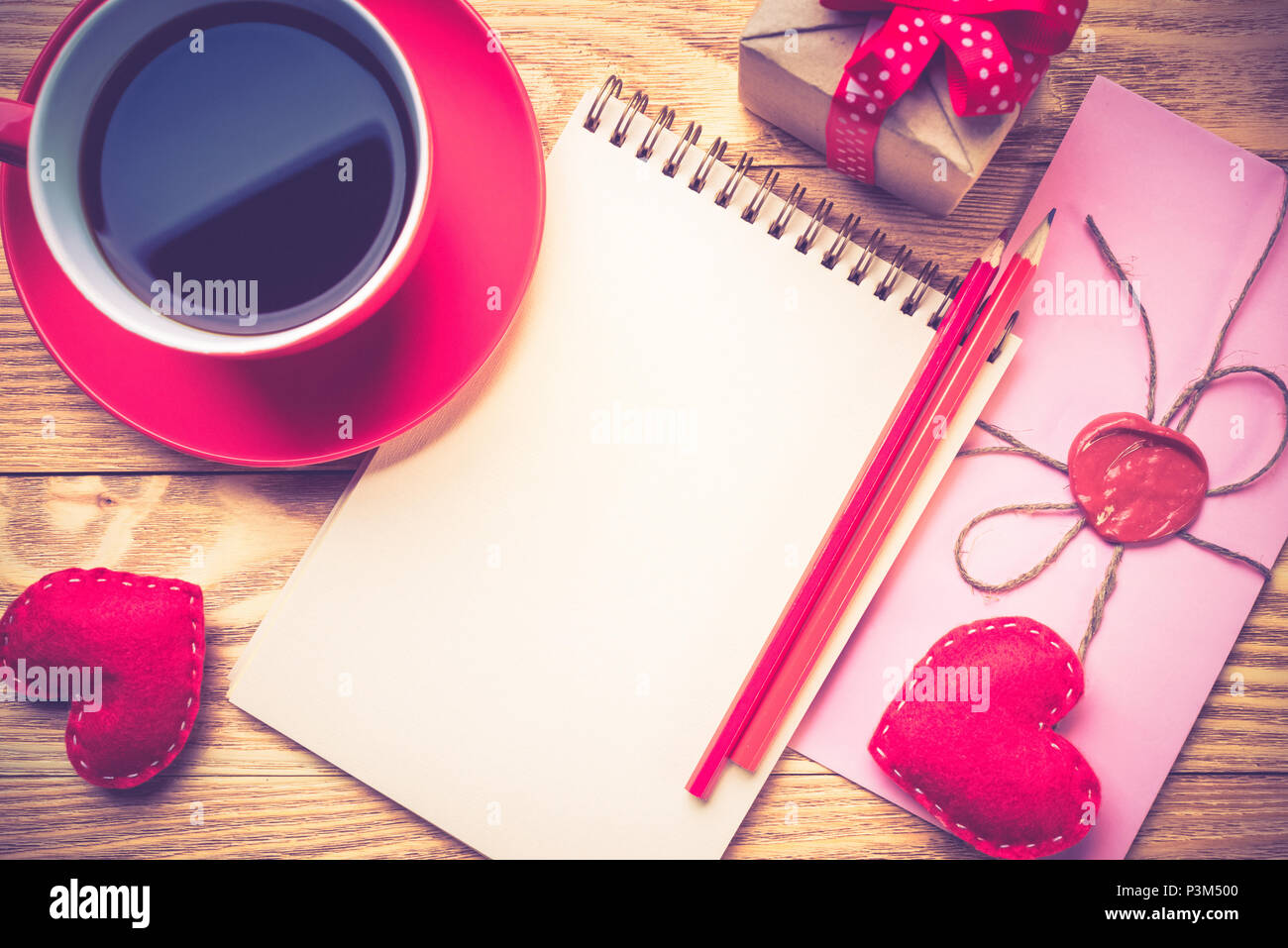 Writing love confession Stock Photo - Alamy