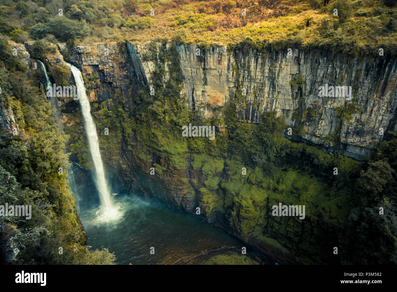 Mac Mac Falls Canyon in Mpumalanga South Africa, with dreamy and soft ...