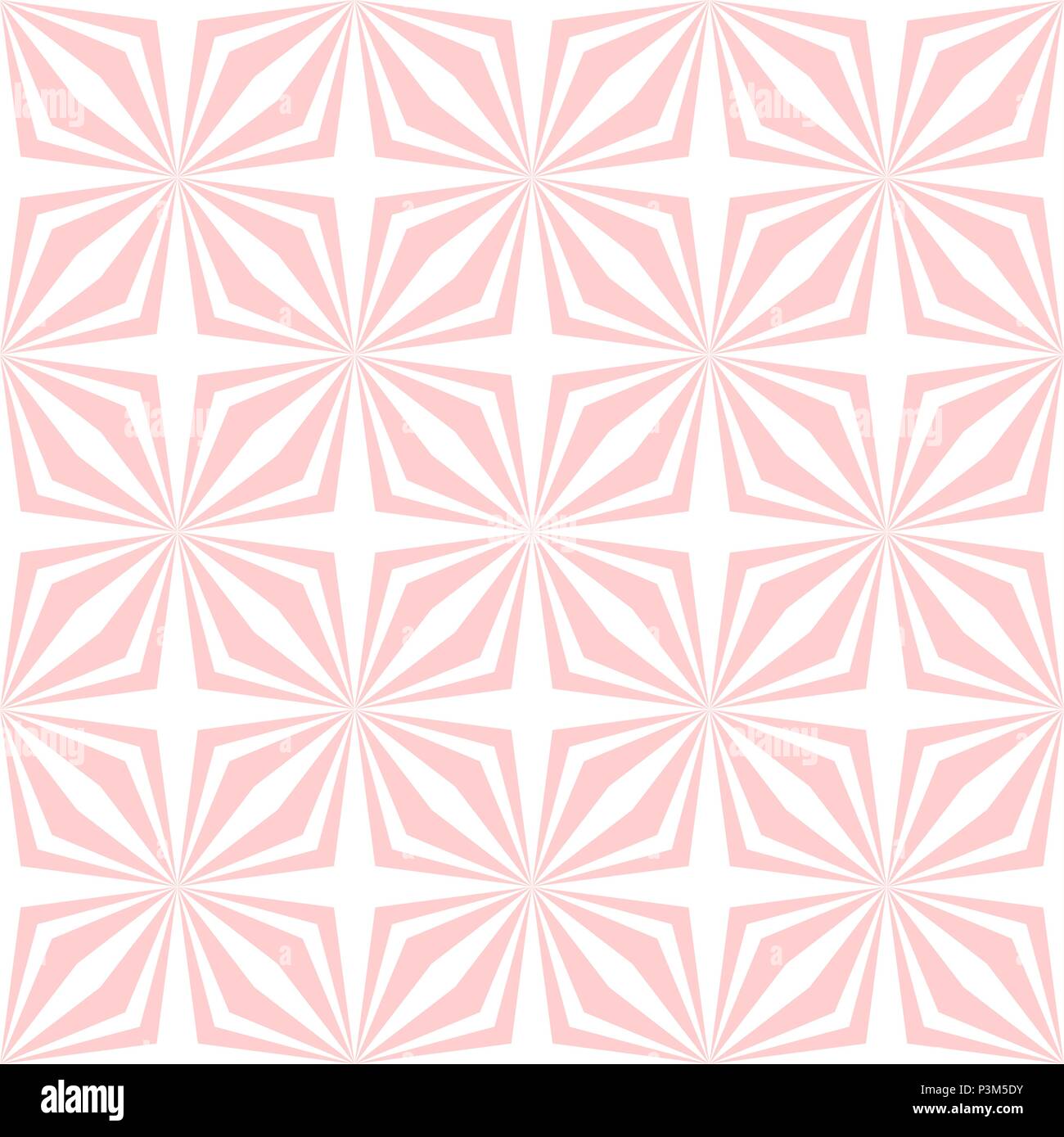 Vector sunburst seamless pattern. Abstract pink seamless pattern on ...