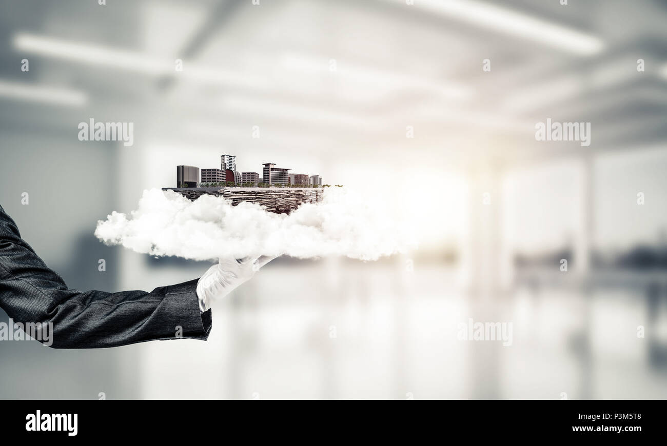 Concept of modern urban development Stock Photo - Alamy