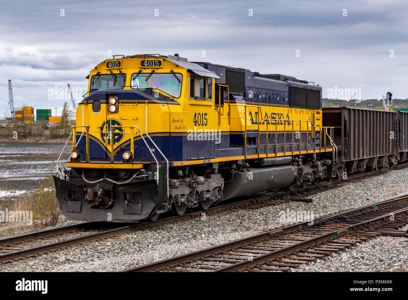 Alaska locomotive hi-res stock photography and images - Alamy