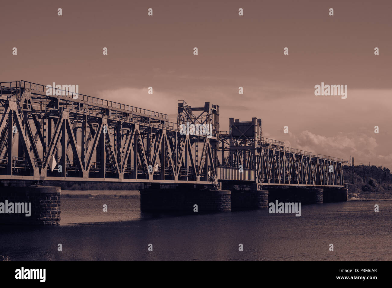 Bridge structure image Stock Photo - Alamy