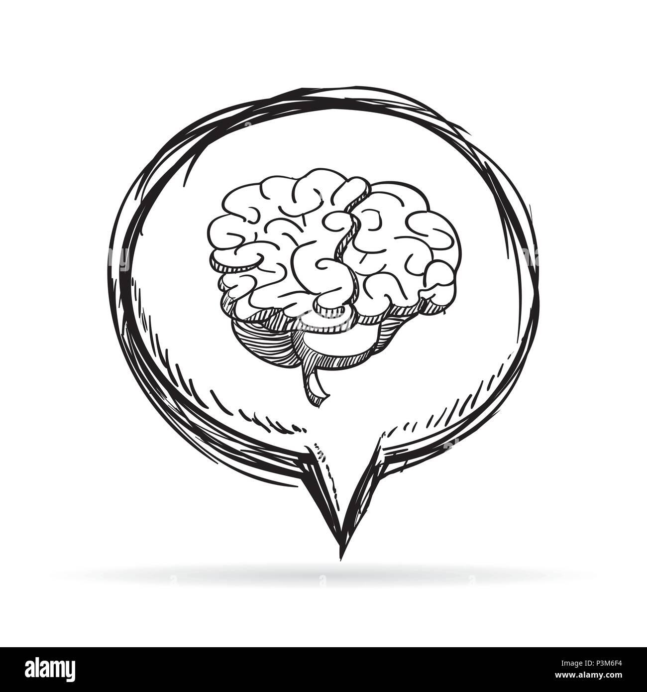 Human brain icon design, vector illustration eps10 Stock Vector Image ...