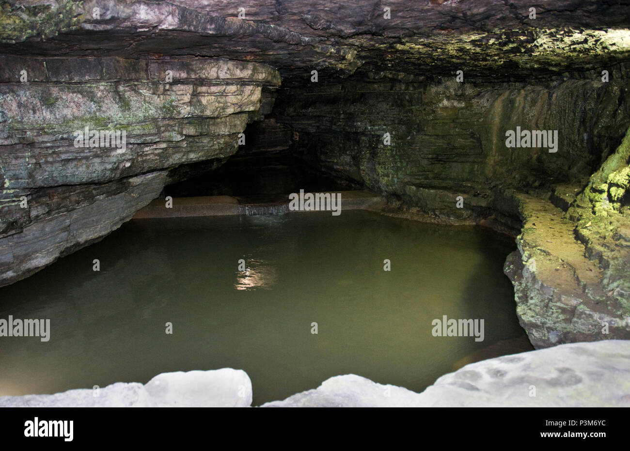 The spring where Jack Daniel drew water to make whiskey at the Jack ...