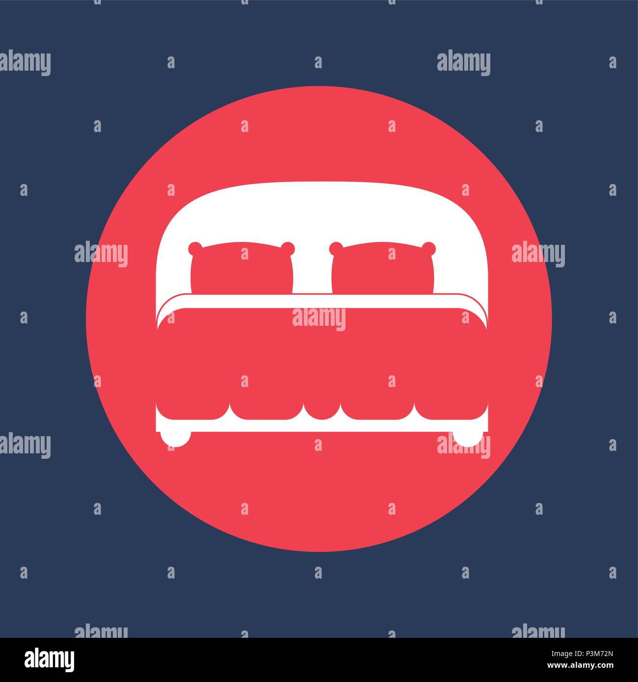 Hotel service round icon graphic design, vector illustration eps10 ...
