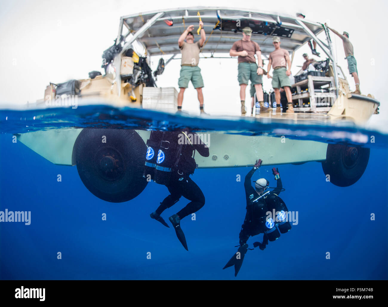 Seabee Divers, with Underwater Construction Team 2 Construction Dive ...