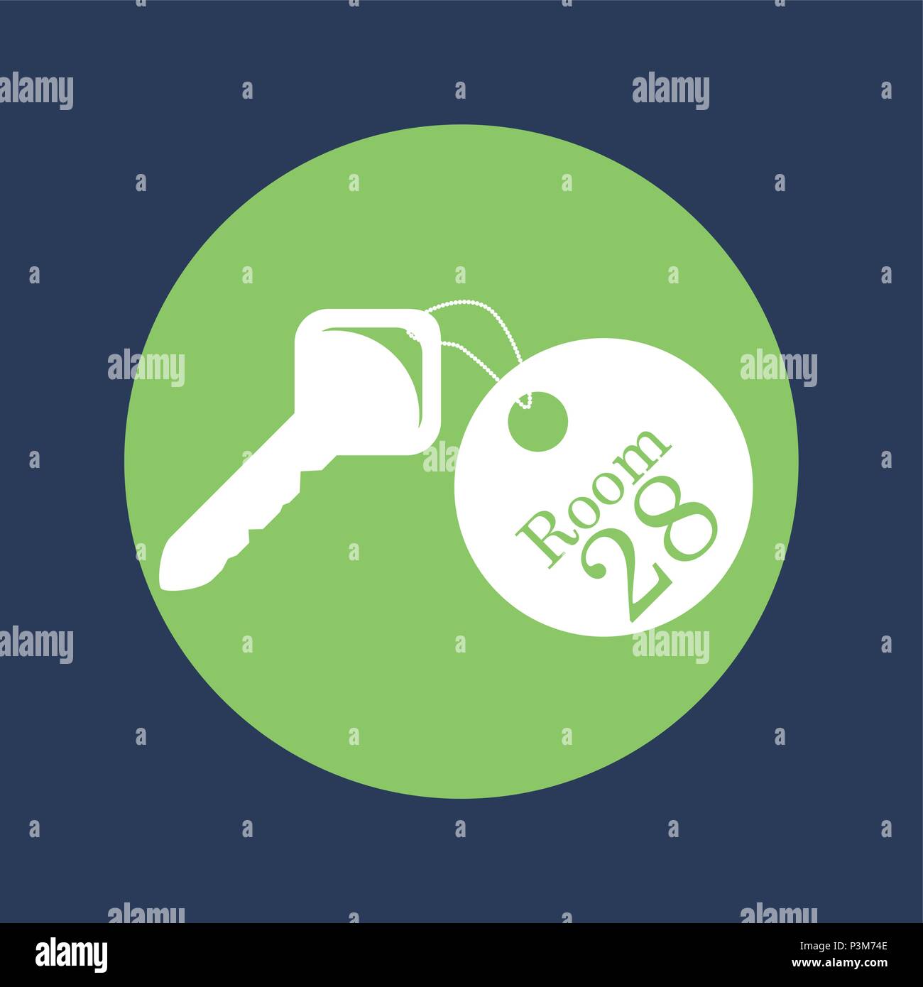 Hotel service round icon graphic design, vector illustration eps10 ...