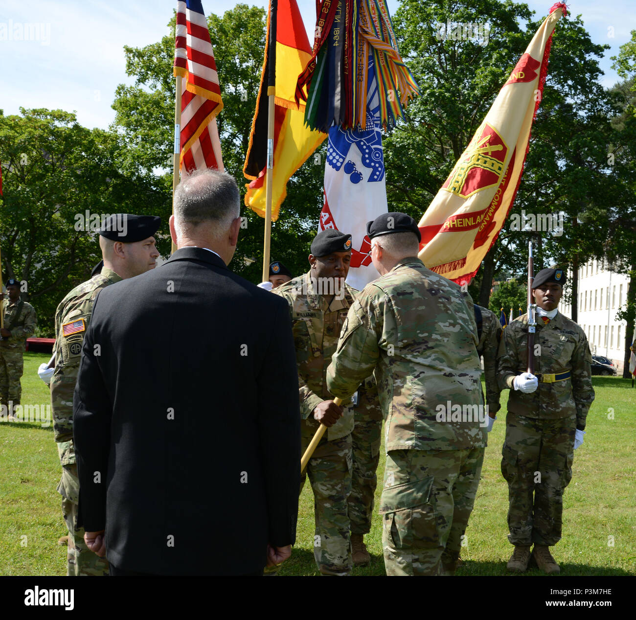 U.S. Army Garrison Rheinland-Pfalz Command Sgt. Maj. Edward Williams ...