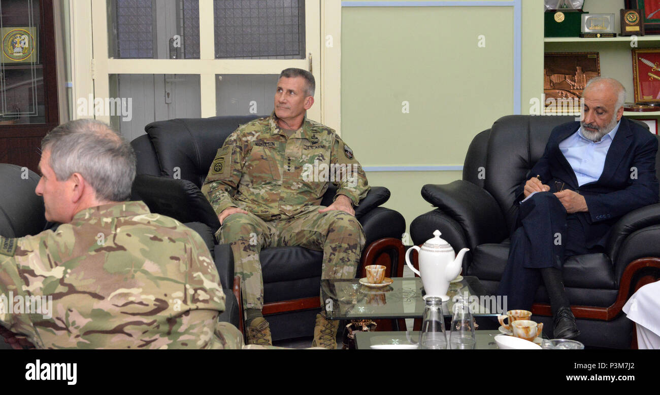 Gen. John Nicholson, Resolute Support and United States Forces ...