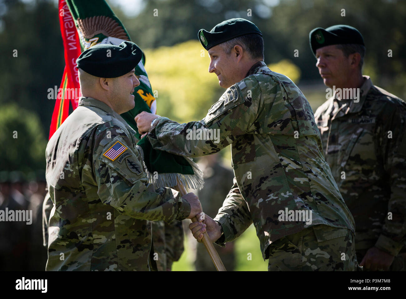PANZER KASERNE, Germany – Lt. Col. Joshua C. Kennedy, outgoing ...