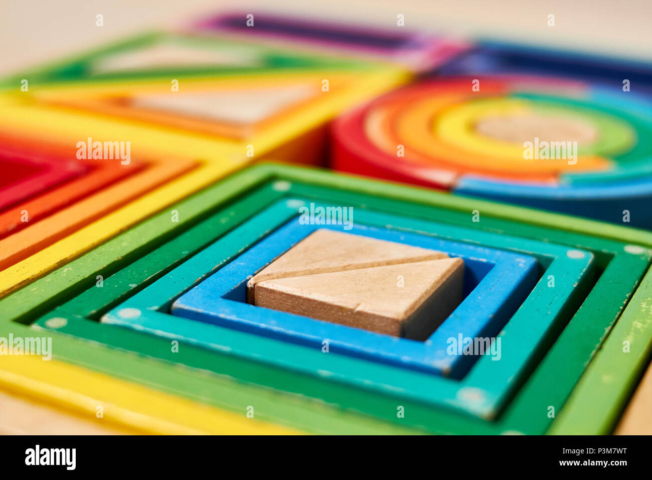 Shapes for montessori hi-res stock photography and images - Alamy