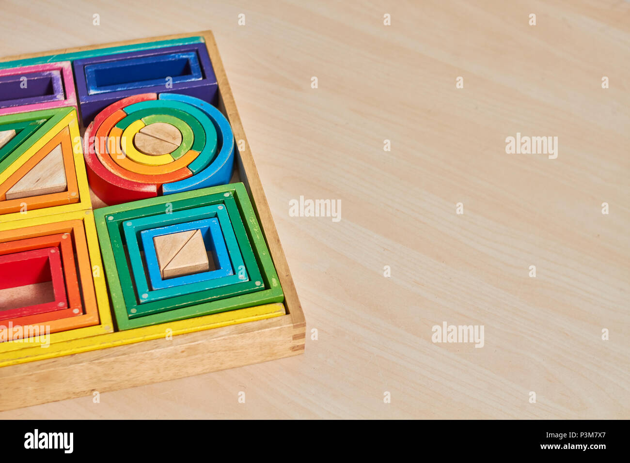 Shapes for montessori hi-res stock photography and images - Alamy