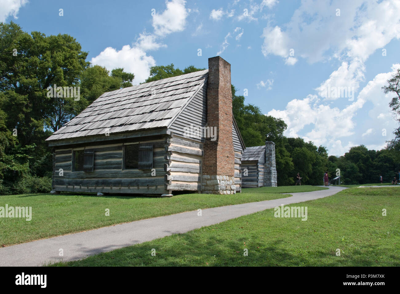 Andrew Jackson’s original log farmhouse was later converted into slave ...