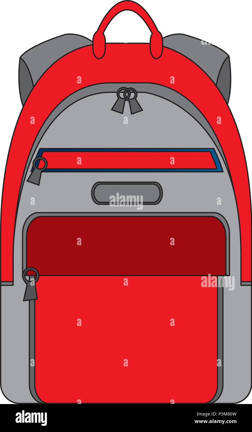 Backpack carry woman Stock Vector Images - Alamy