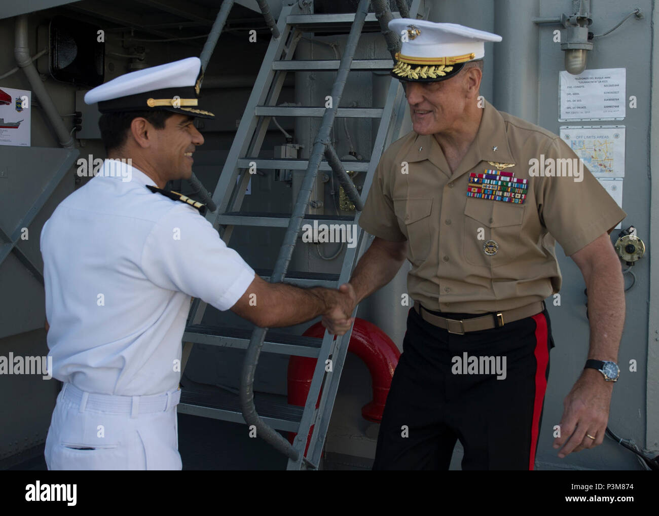 Commanding general of i marine expeditionary brigade hi-res stock ...
