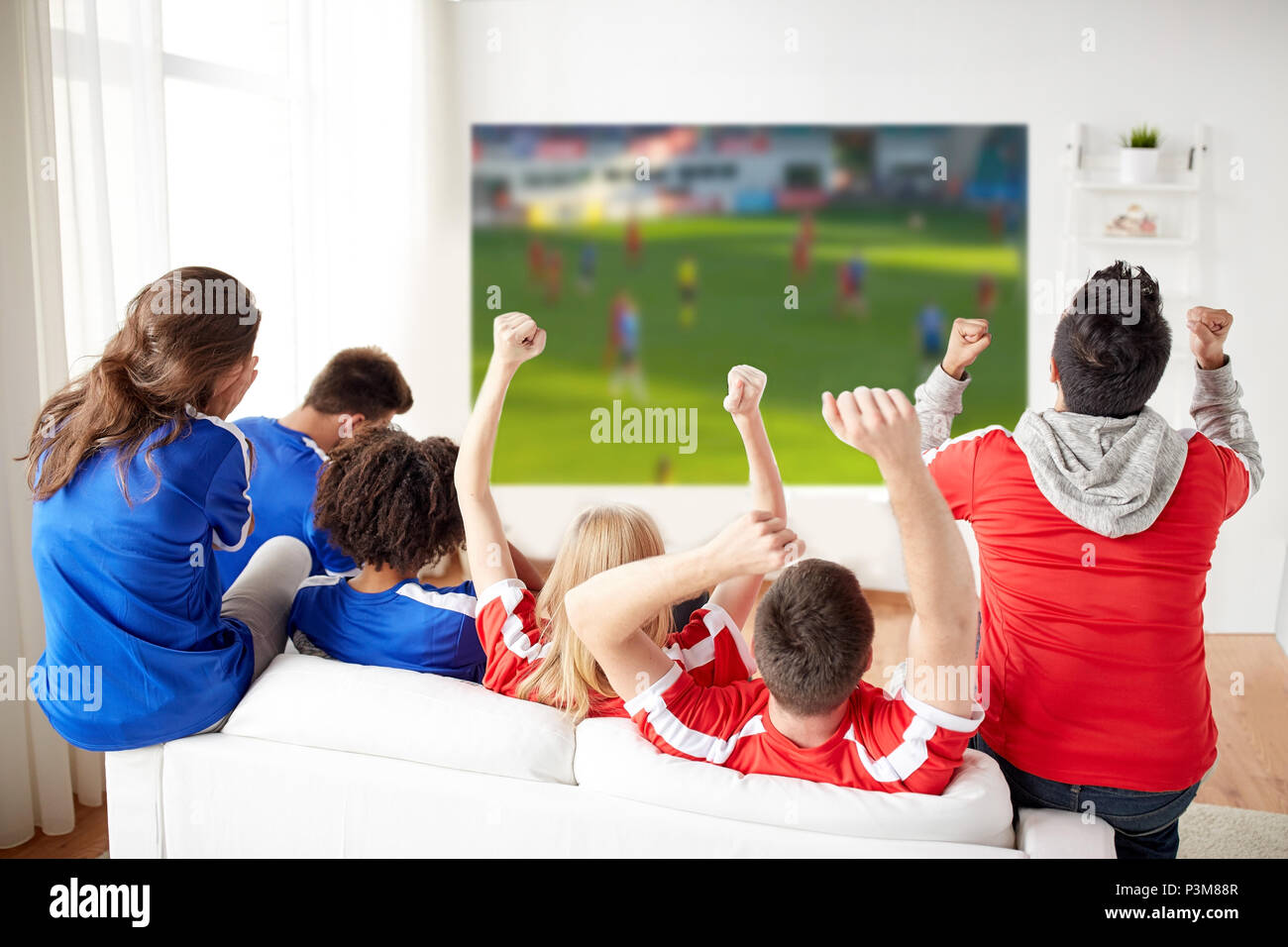 Football cinema broadcast hi-res stock photography and images - Alamy