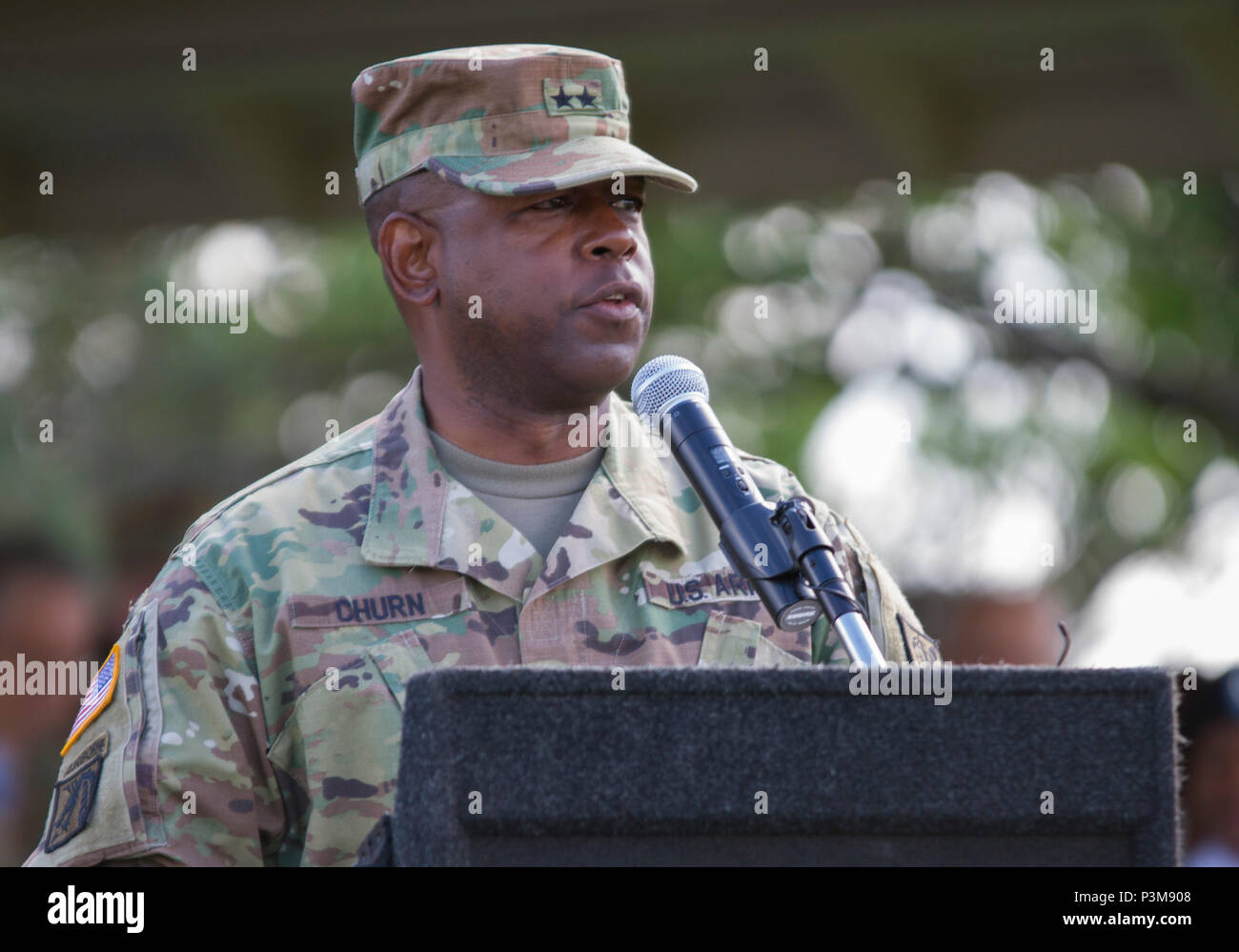 Maj. Gen. Phillip M. Churn, the commanding general for the 200th ...