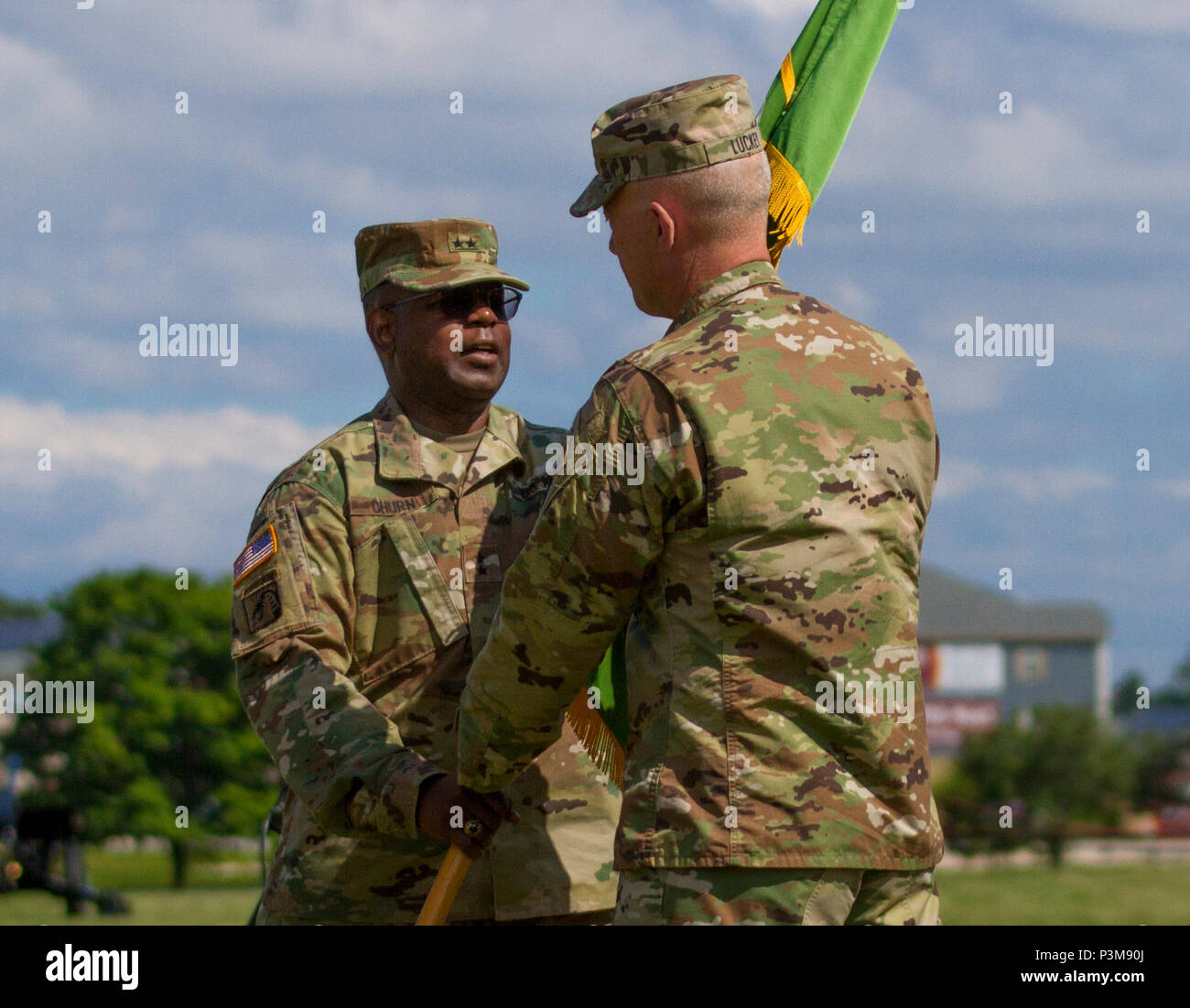 Maj. Gen. Phillip M. Churn, the commanding general for the 200th ...