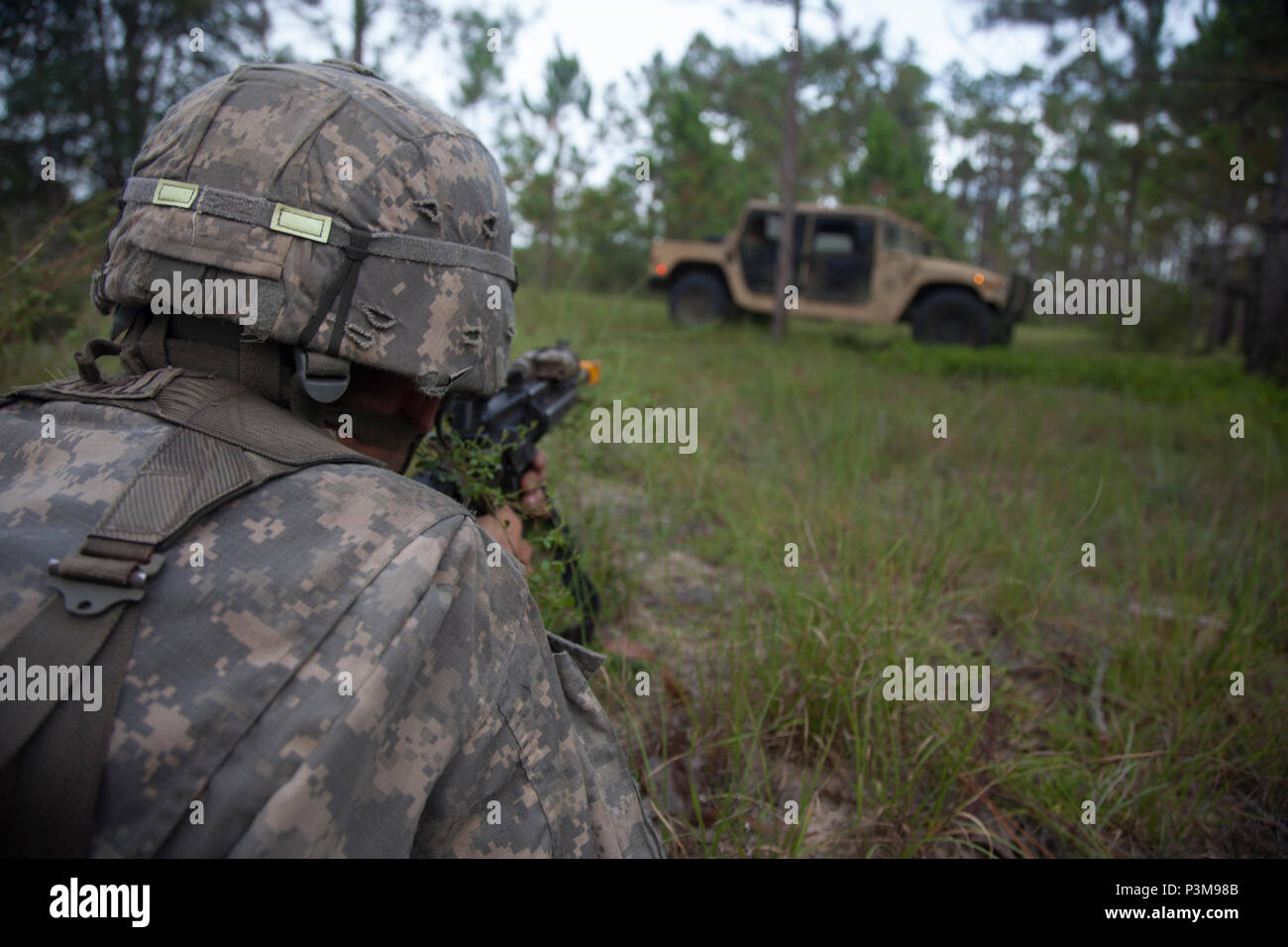 A U.S. Army Ranger student, assigned to the Airborne and Ranger ...