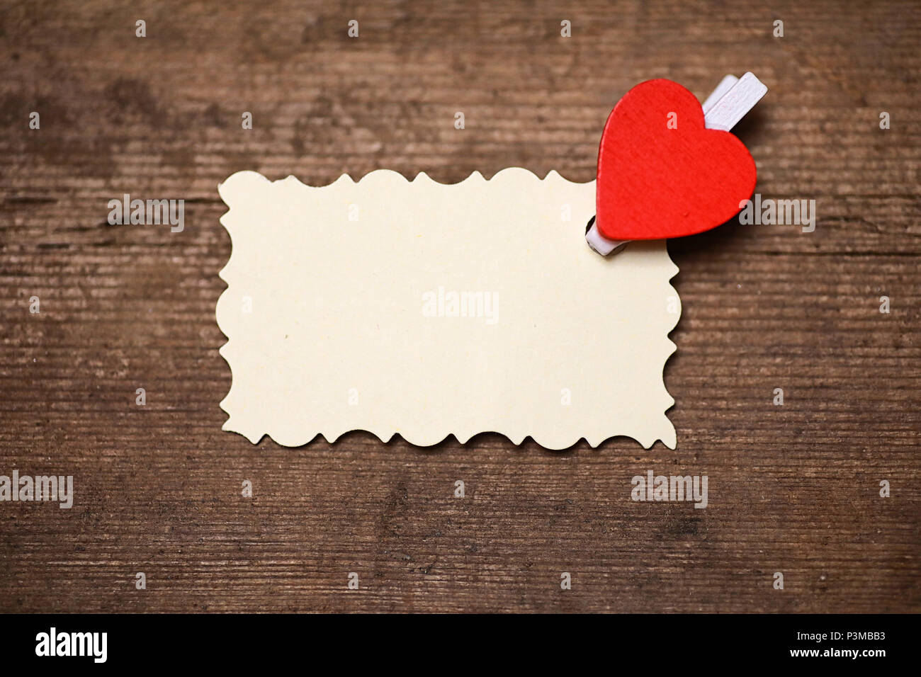 white sheet of paper love notes and heart shape Stock Photo - Alamy