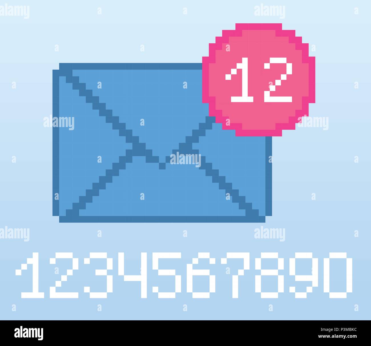 Vector E Mail Notification Stock Vector Image And Art Alamy