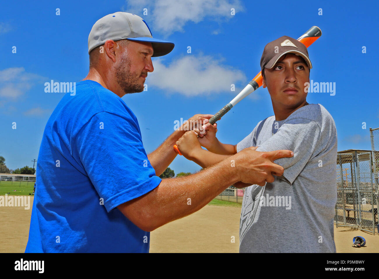 CAMP PENDLETON, Calif. -- Children participate in a Summer Baseball ...