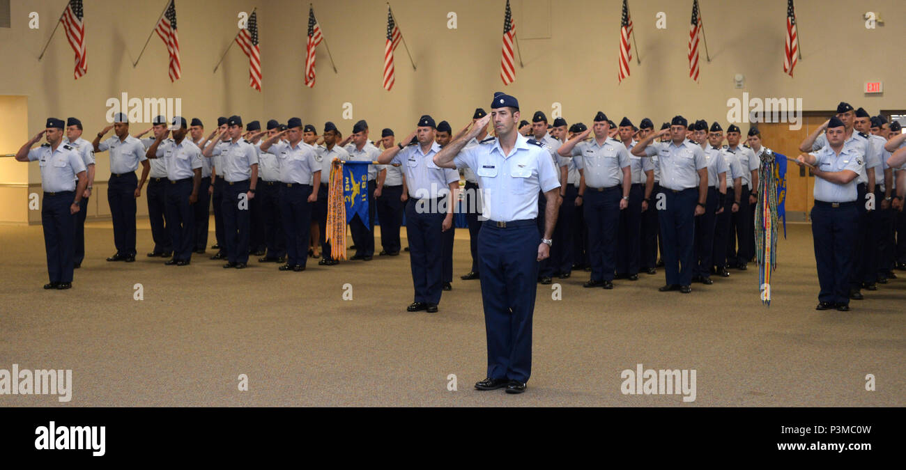 Lt. Col. Joseph McKenna, 2nd Operations Group deputy commander, leads ...