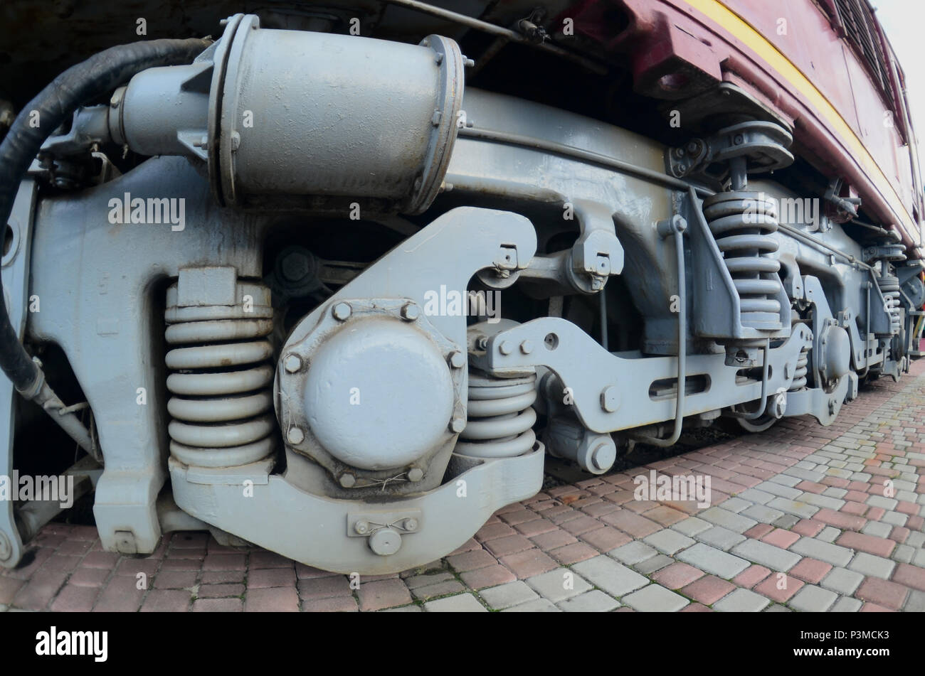 Photo of modern electric trains of Russian production. Strong ...