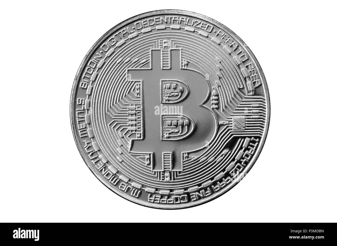 Bitcoin. Physical bit coin. Digital currency. Cryptocurrency mining ...