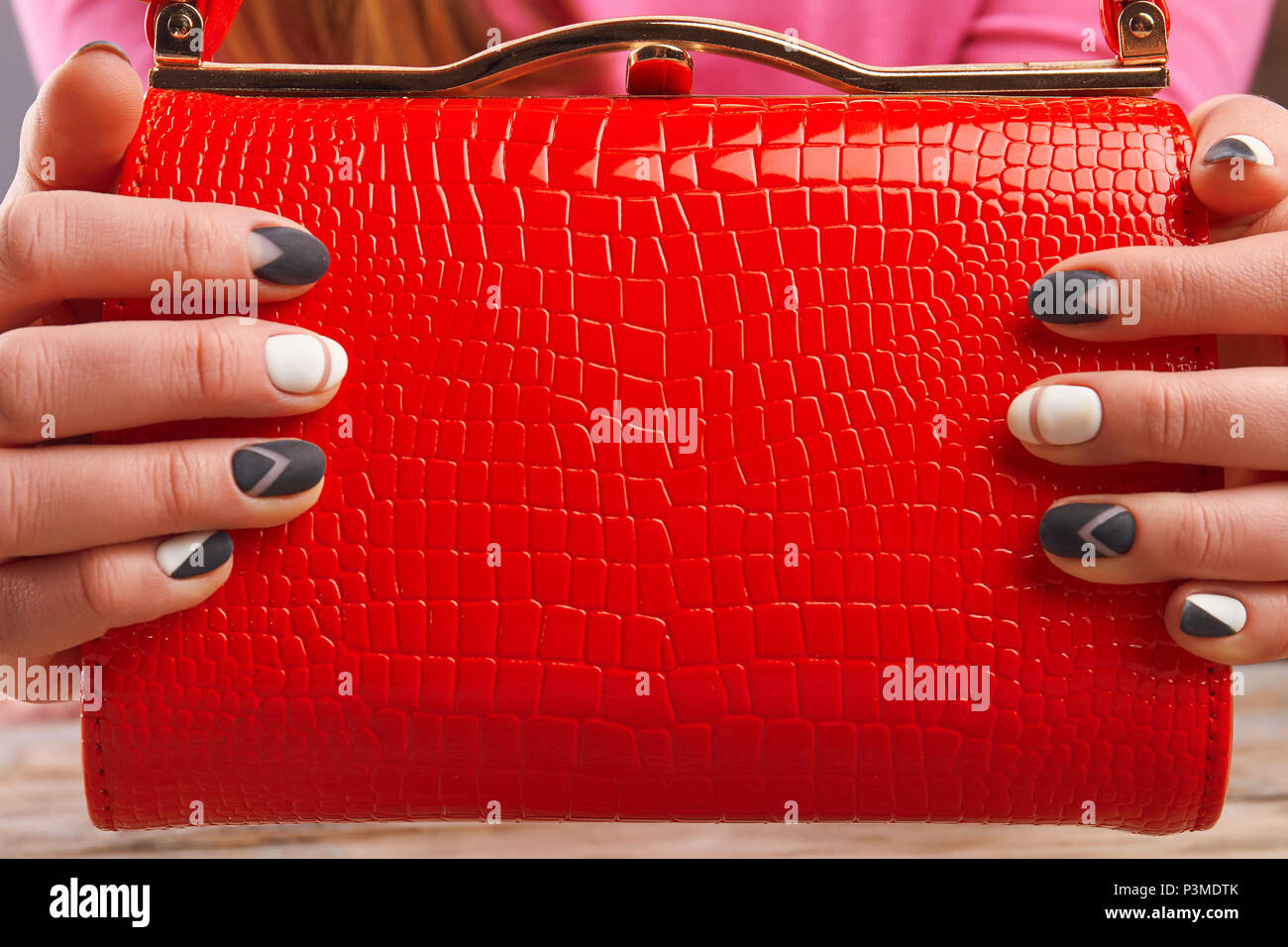 Luxury handbag hands hi-res stock photography and images - Alamy