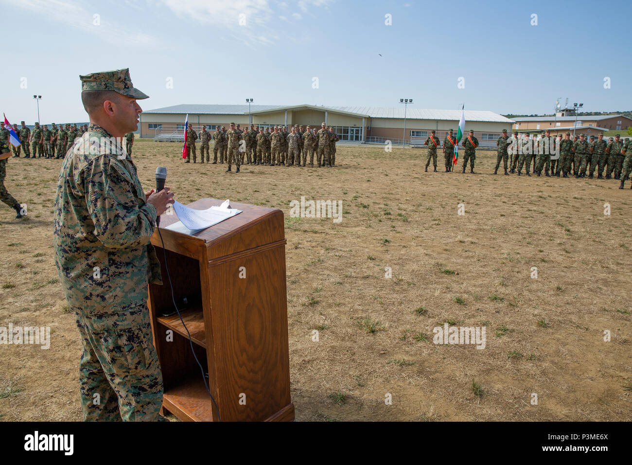 U.S. Marine Corps Lt. Col. Justin J. Ansel Jr., the commanding officer ...