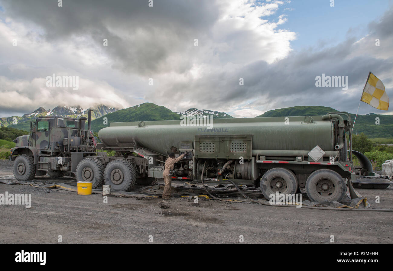 At Old Harbor, Alaska, on July 10, 2016, Marine Forces Reserve ...