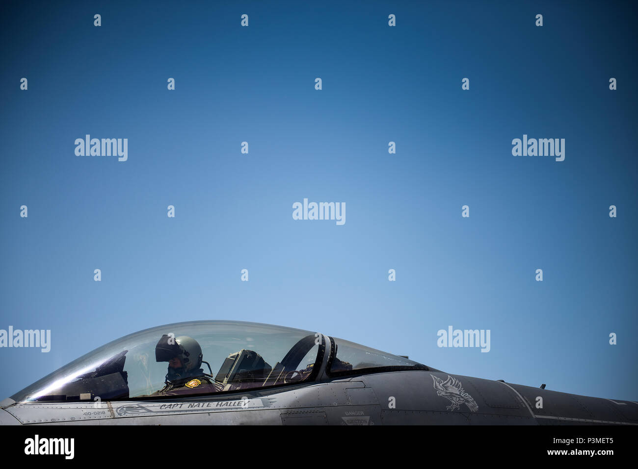 Capt. Justin Lee, an F-16 Fighting Falcon pilot from Shaw Air Force ...