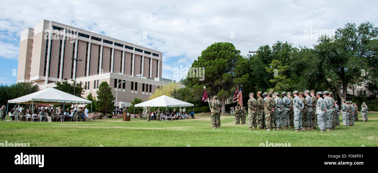 Troop Command, William Beaumont Army Medical Centerk, held a change of ...
