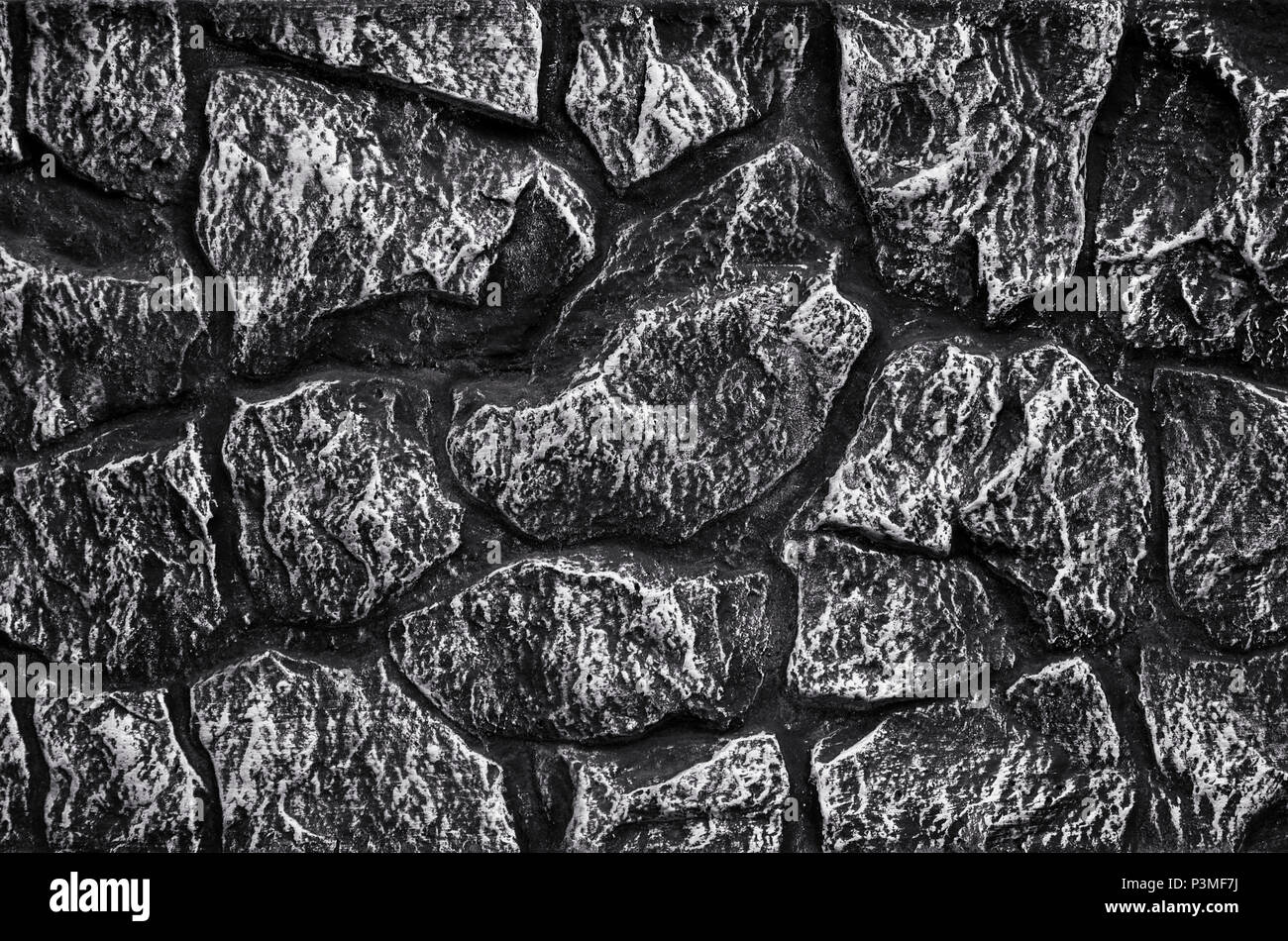Stone wall background - building feature. Texture of thick and strong ...