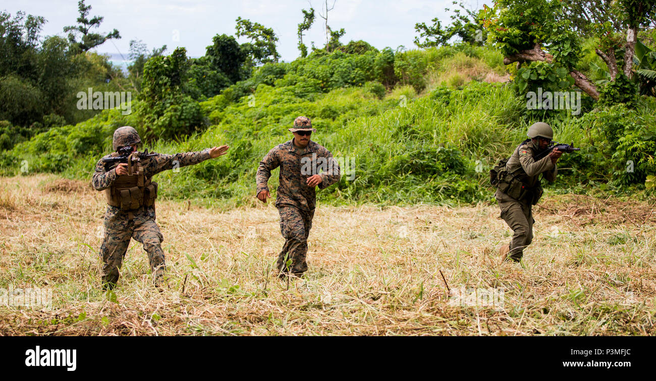 U.S. Marine Lance Cpl. Noah A. Bigbee, with Task Force Koa Moana 16.2 ...