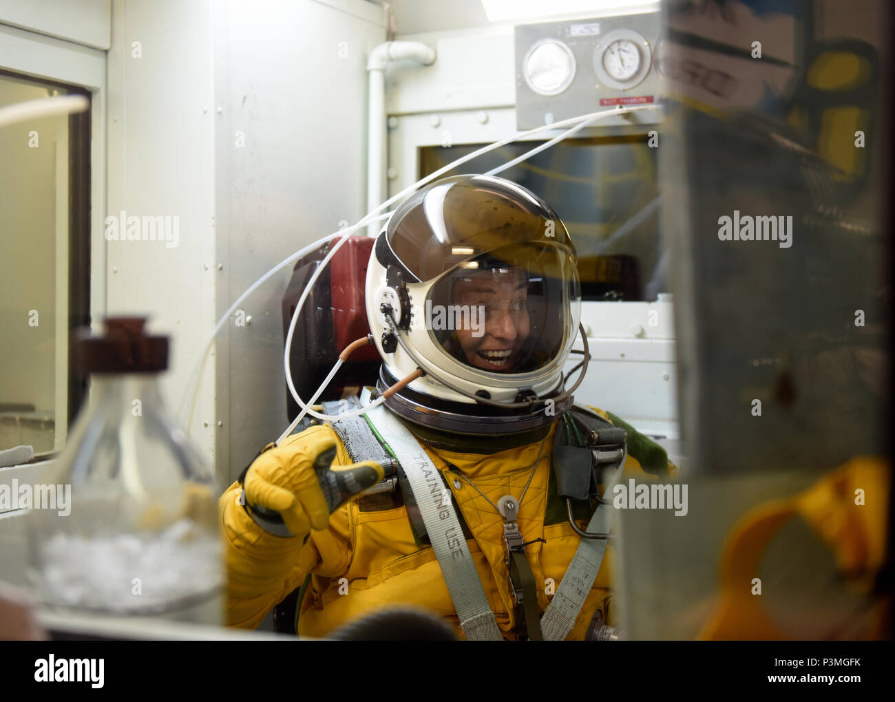 At Beale Air Force Base, a NASA astronaut and Marine Corps officer ...