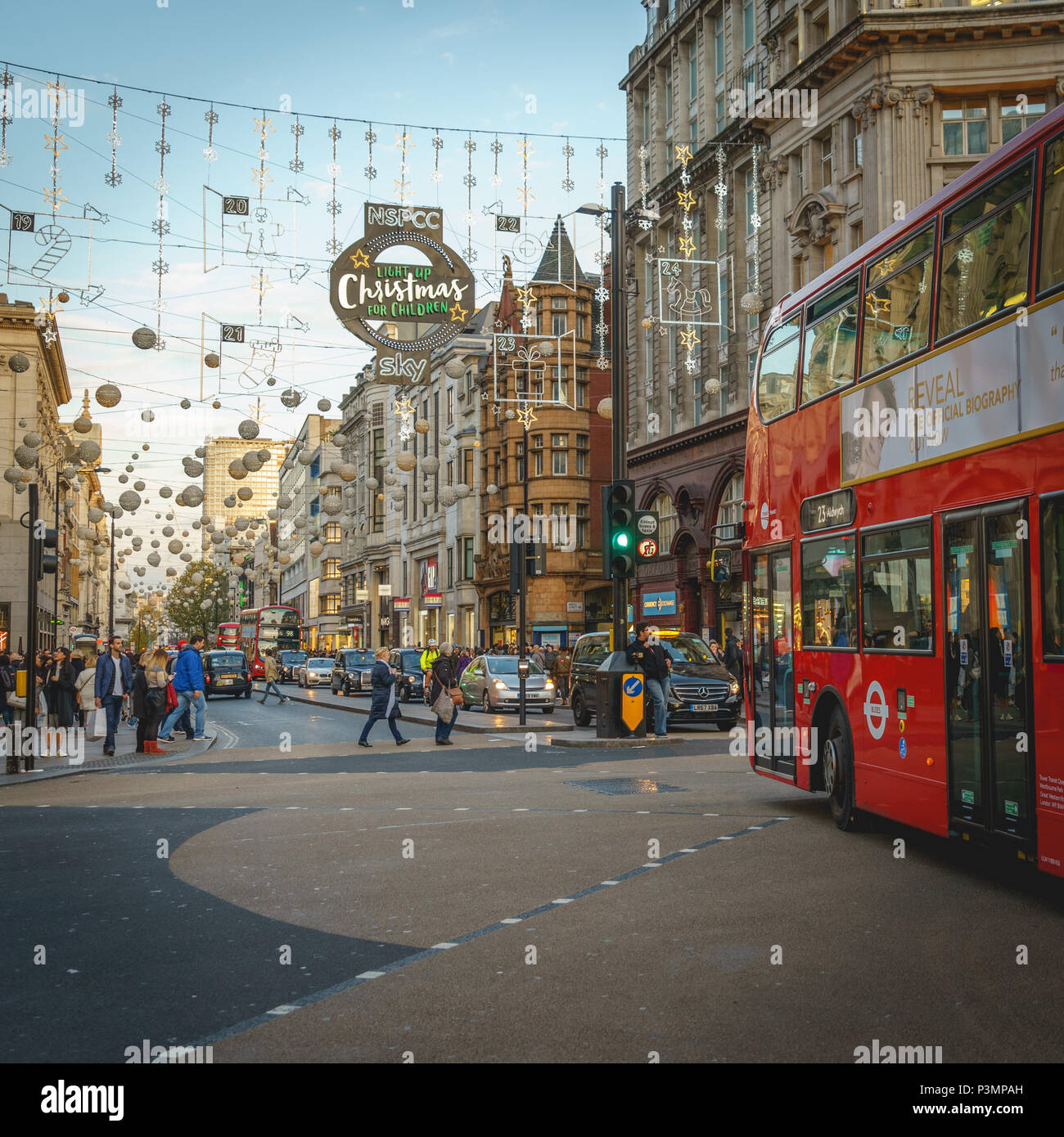 Oxford circus junction hi-res stock photography and images - Alamy